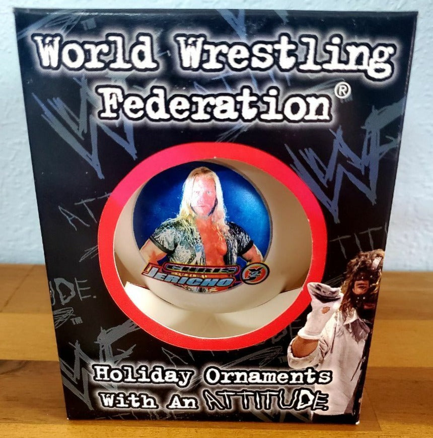 WWF Chris Jericho Christmas Ornament 1999 – PW Catalog