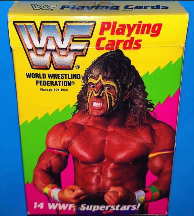 WWF 1991 playing cards – PW Catalog