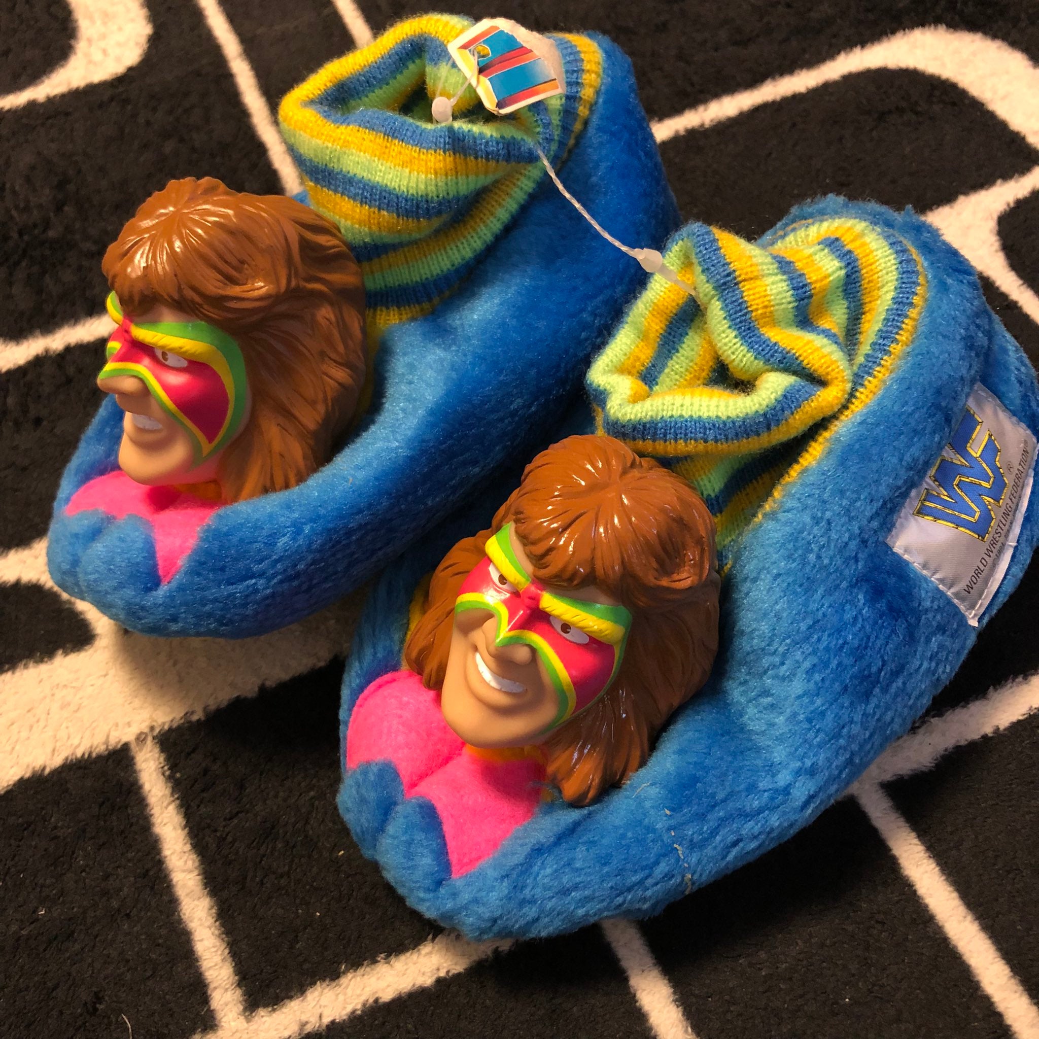 Ultimate Warrior WWF slippers – PW Catalog