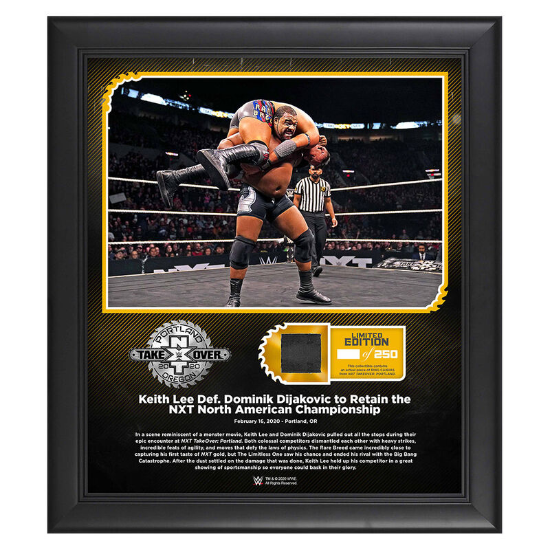 Keith Lee NXT TakeOver Portland 15 x 17 Limited Edition Plaque – PW Catalog