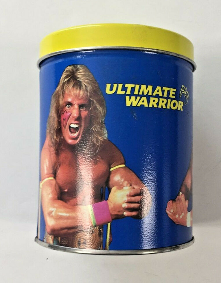WWF Titan Candy Tin Hulk, Warrior and Jake the Snake 1991 – PW Catalog