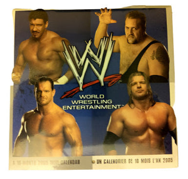 WWE Wrestling 2005, French Calendar – PW Catalog