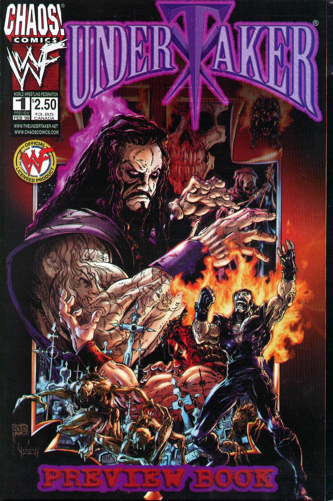 WWF Chaos Undertaker Vol 01 preview book – PW Catalog