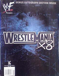 WWF Program Wrestlemania 18 – PW Catalog
