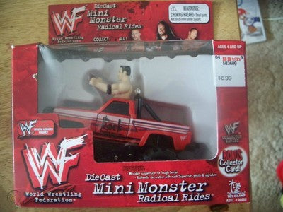 WWF mini monster Radical rides The Rock – PW Catalog