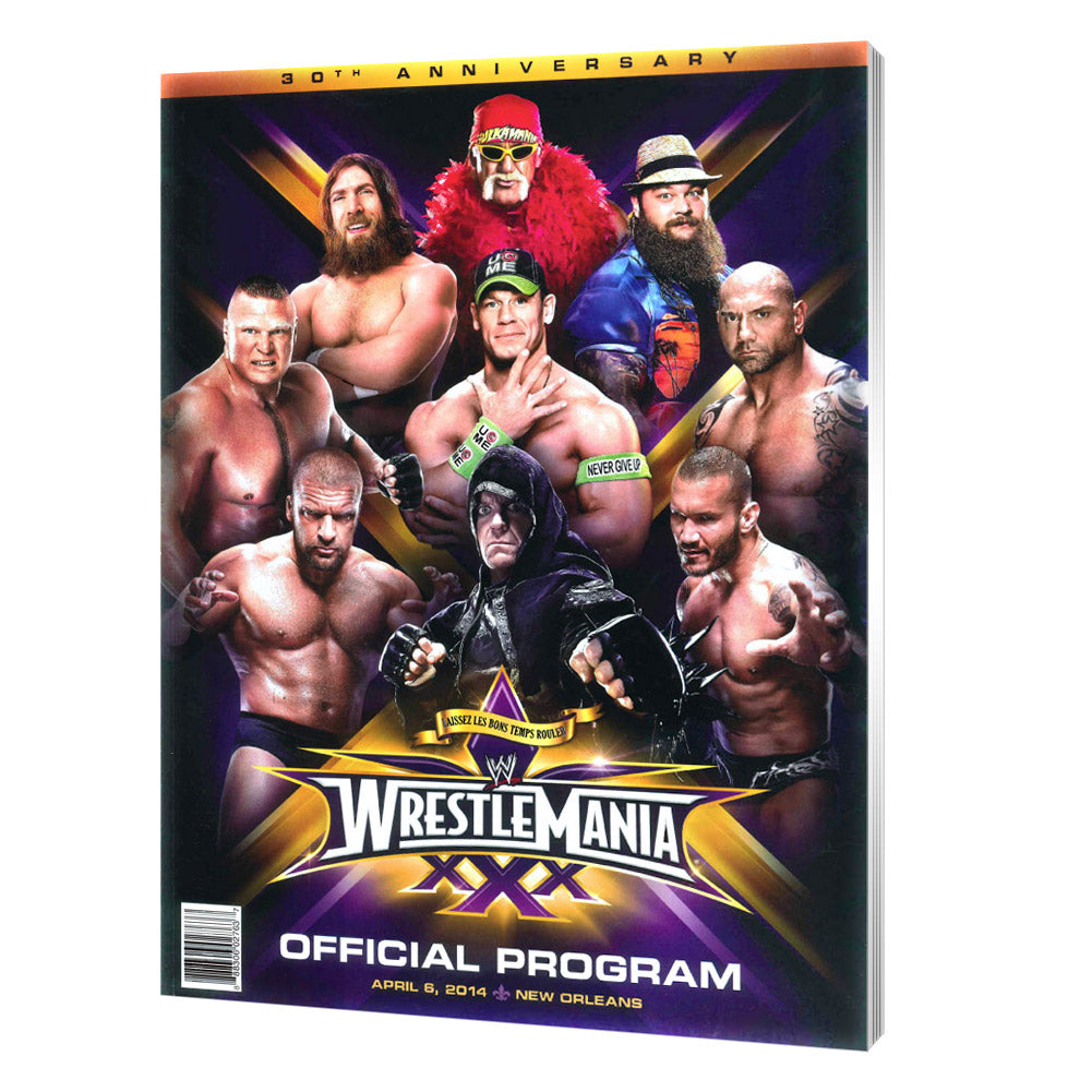 WrestleMania 30 Program – PW Catalog