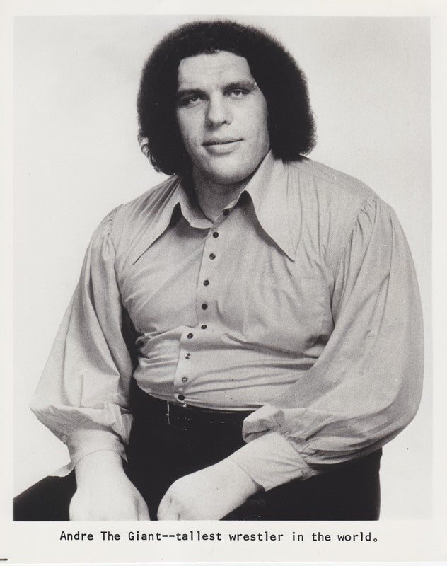 1970's AWA Andre The Giant vintage Roy Shire promotion Promo Photo – PW ...
