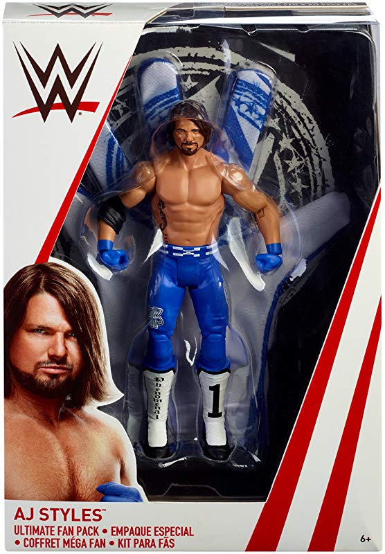 WWE Mattel Ultimate Fan Packs 2 AJ Styles Ultimate Fan Pack [Unrelease ...