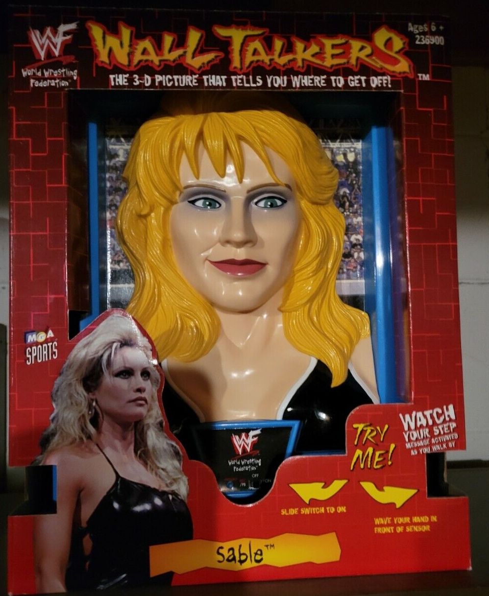 WWF Sable wall talkers 3d picture MGA Entertainmen – PW Catalog