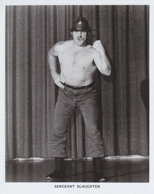 1980's NWA Sgt.Slaughter Promo Photo – PW Catalog