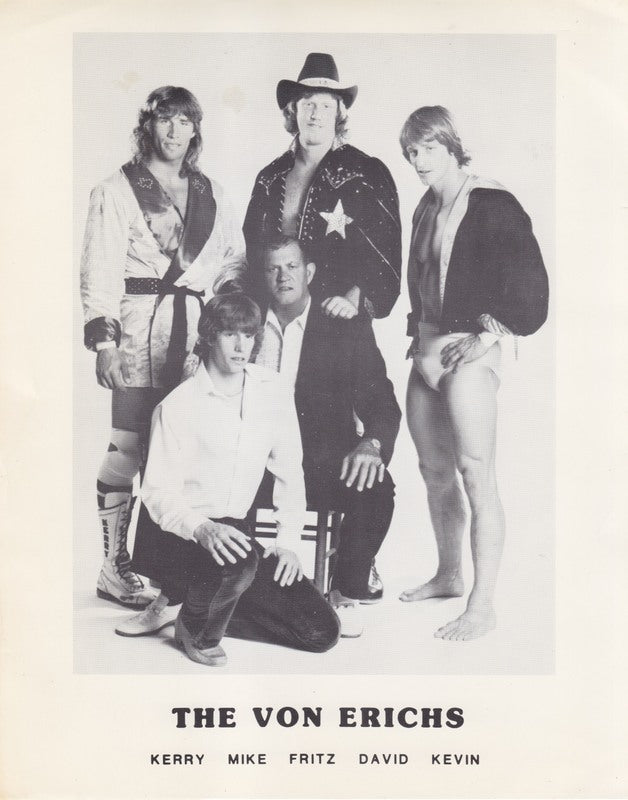 1983 WCCW Von Erich Family vintage Promo Photo – PW Catalog