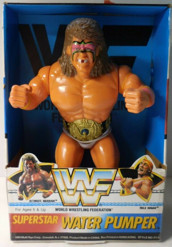 WWF Multi Toys Superstar Water Pumpers Ultimate Warrior – PW Catalog